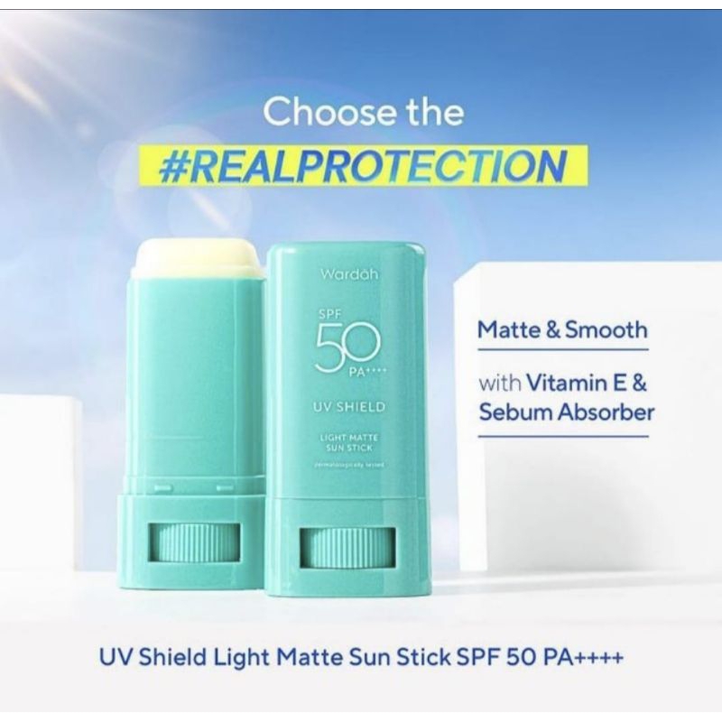Jual Uv Shield Light Matte Sun Stick SPF 50 PA++++ | Shopee Indonesia