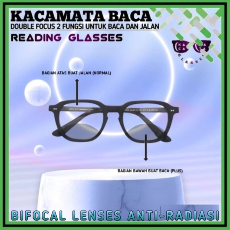 Jual Frame Kacamata Baca Plus Double Focus | Frame Mscw Billik Kacamata ...