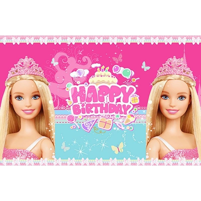 Jual BARBIE Paket perlengkapan dekorasi pesta ulang tahun BARBIE ...