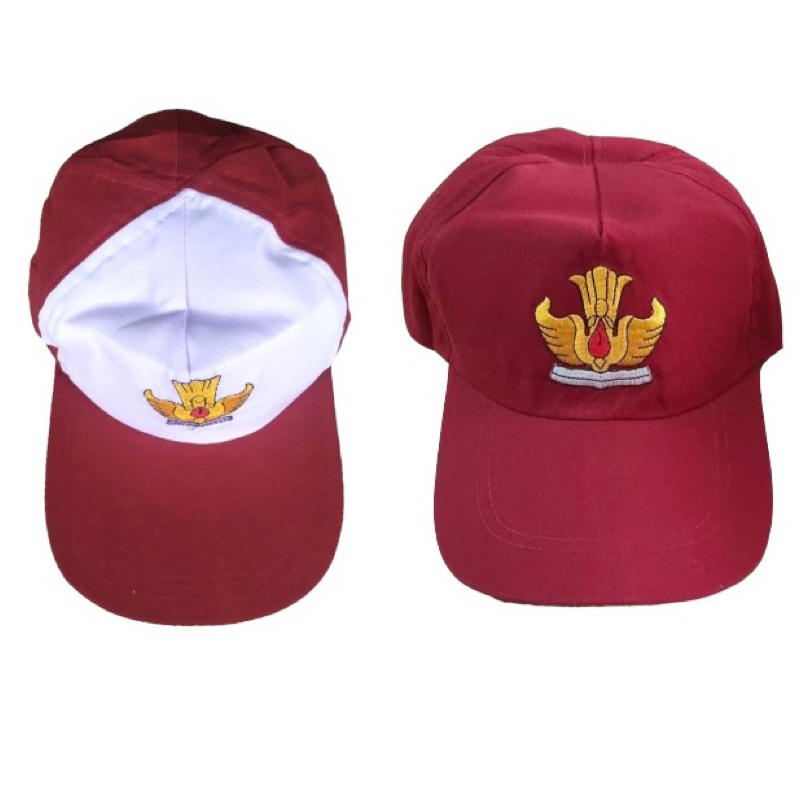 Jual Topi Sekolah Sd Merah dan Putih Laki kaki Prempuan | Shopee Indonesia
