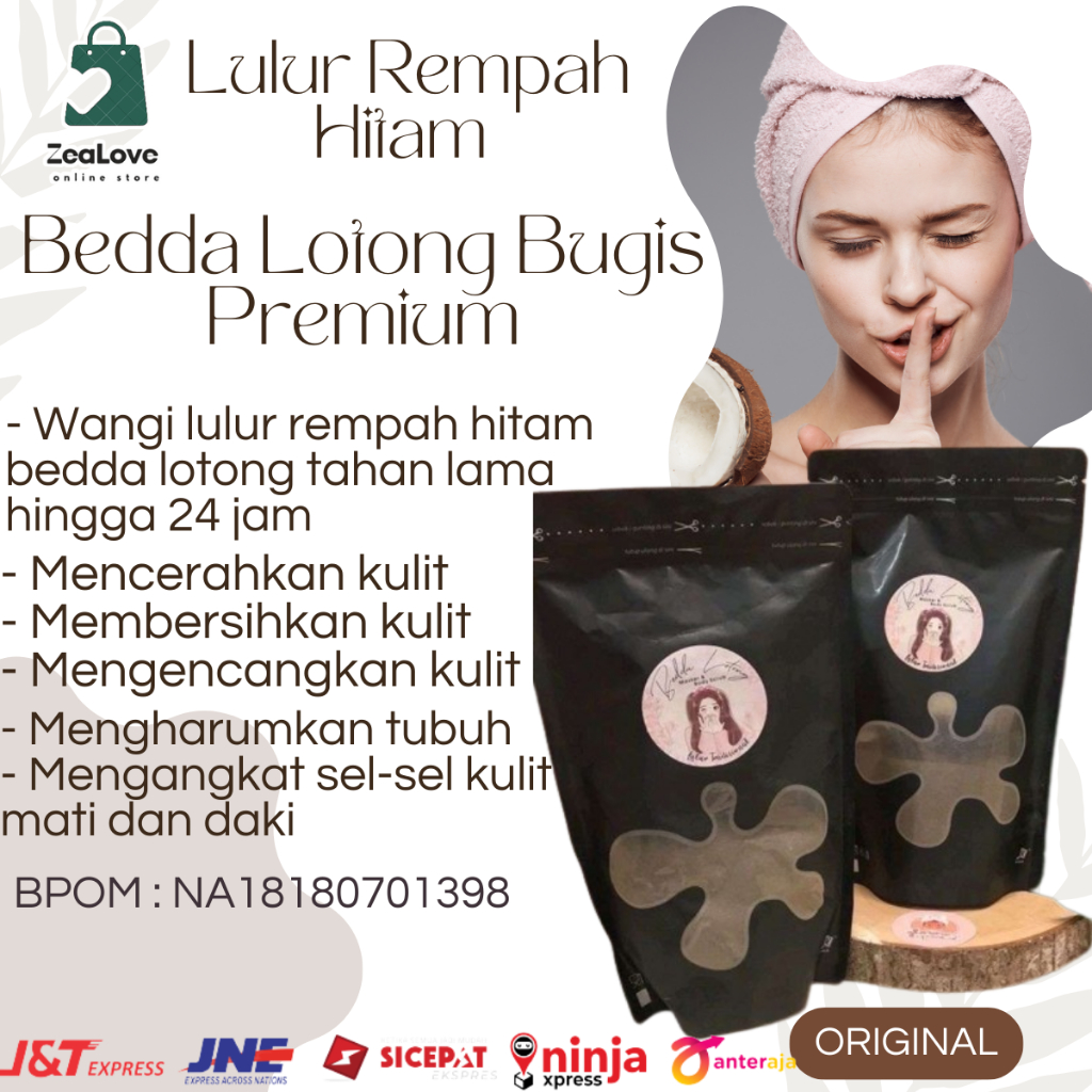 Jual BEDDA LOTONG Bubuk Lulur Rempah - BEDDA LOTONG Body Scrub 45gr ...