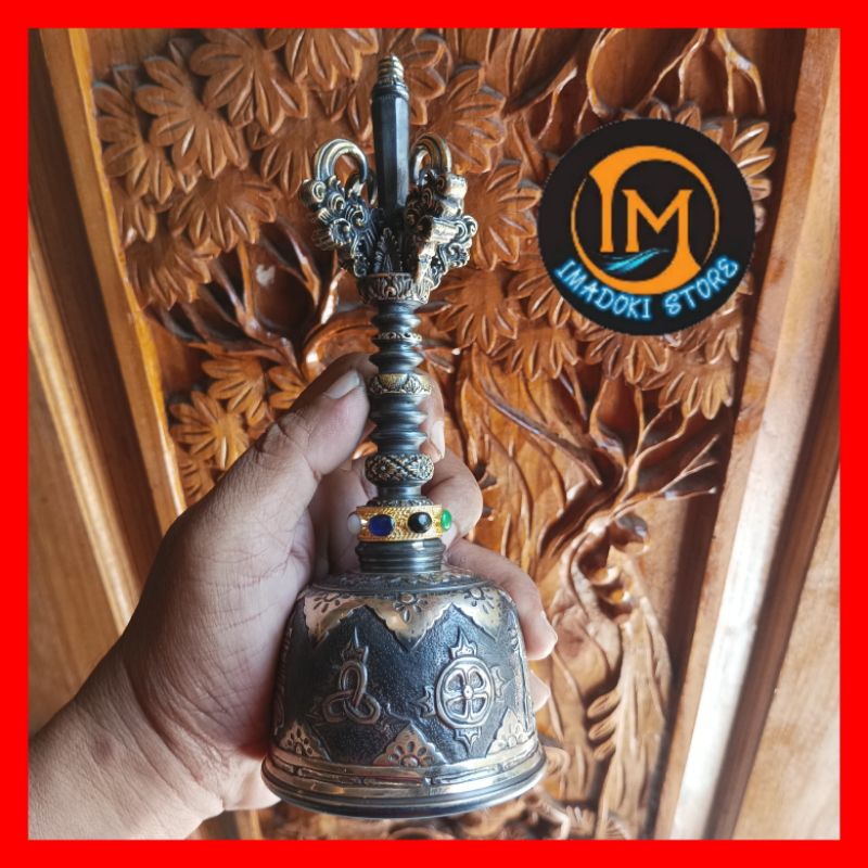 Jual GENTA BALI PREMIUM / GENTA NAWA SANGA UKIRAN TIMBUL ANTIK 8 CM ...