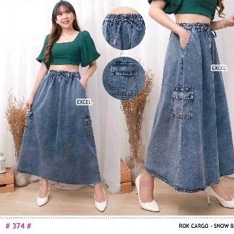 Jual rok cargo jean | Shopee Indonesia