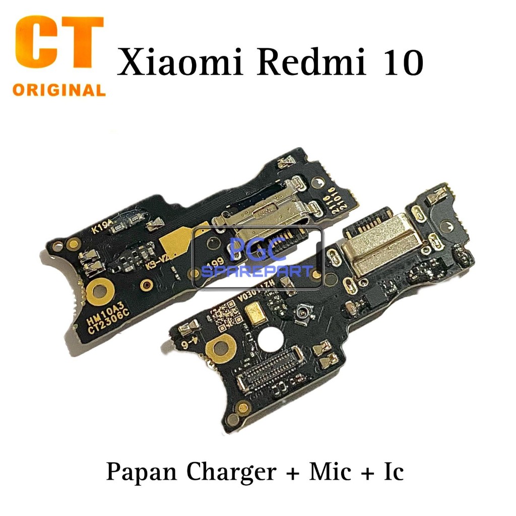 Jual Papan Konektor PCB Charger IC & Mic Xiaomi Redmi 10 / 21061119AG ...