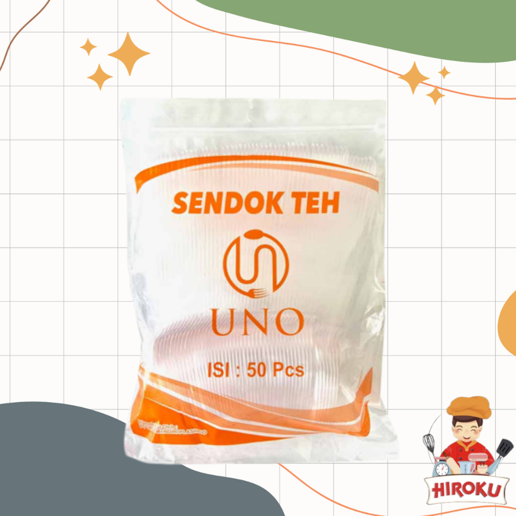 Jual Sendok Teh Plastik UNO WARNA RANDOM isi 50pcs | Shopee Indonesia