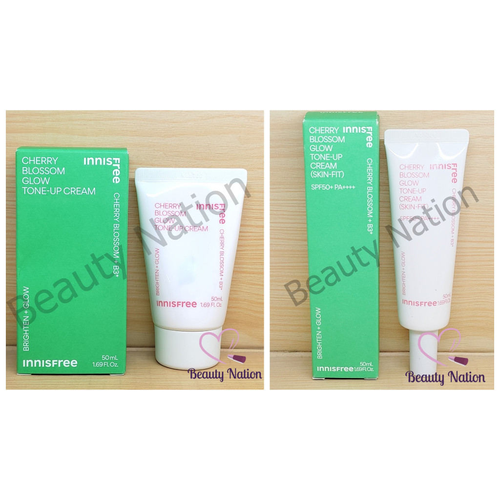 Jual INNISFREE Jeju Cherry Blossom TONE UP Cream Glow Toneup skin fit ...