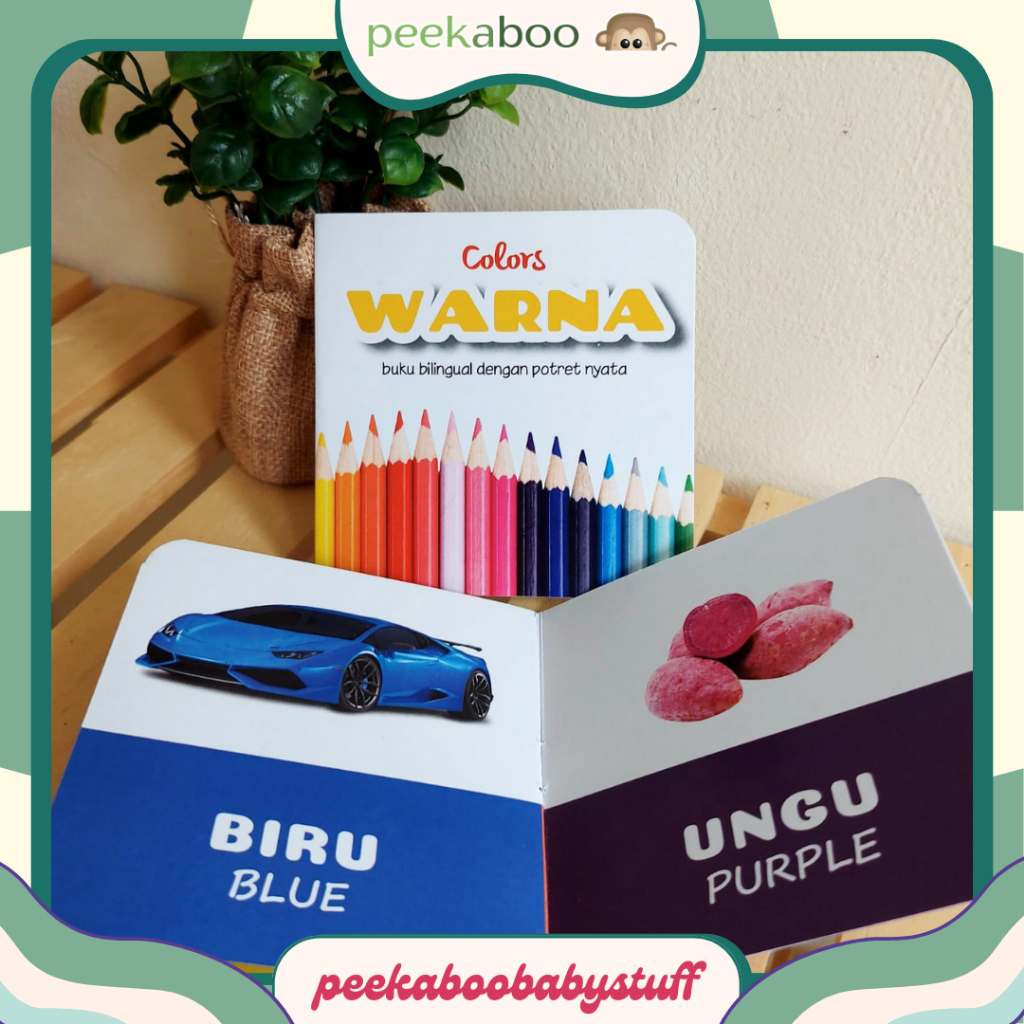 Jual MINI BOOK - TEMA WARNA || BUKU PENGENALAN PENGETAHUAN ANAK BAYI ...