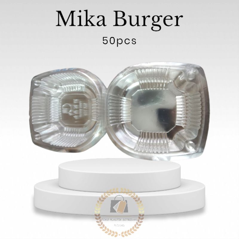 Jual Mika Burger Mika Sandwitch Mika Plastik Burger | Shopee Indonesia