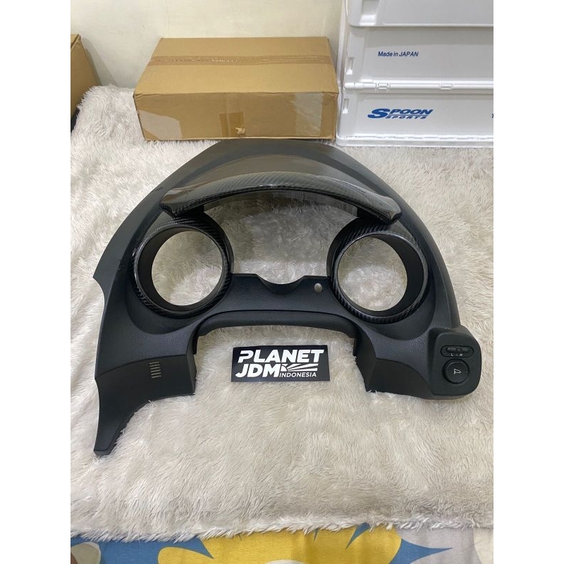 Jual Cover Speedo meter Jazz GE8 aksen carbon | Shopee Indonesia
