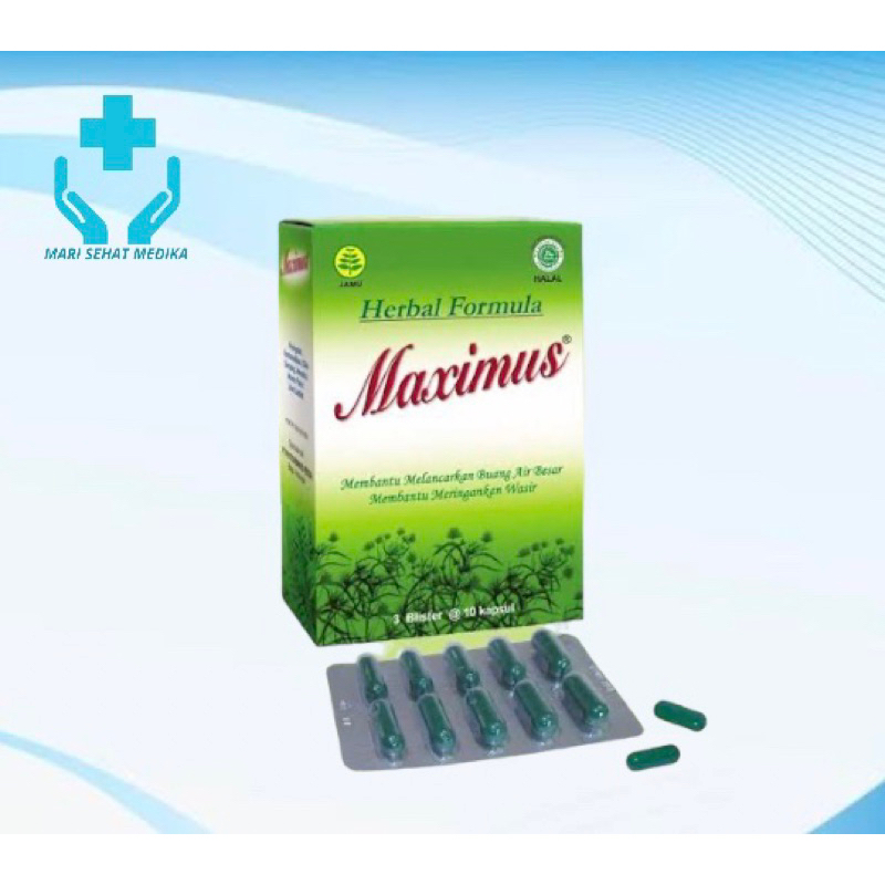 Jual MAXIMUS BOX 30 KAPSUL | Shopee Indonesia