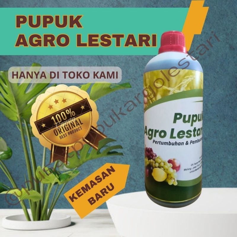 Jual Pupuk Agro Lestari ORIGINAL 1 Liter Pupuk Organik Cair untuk Pertumbuhan dan Pembuahan Bisa ...