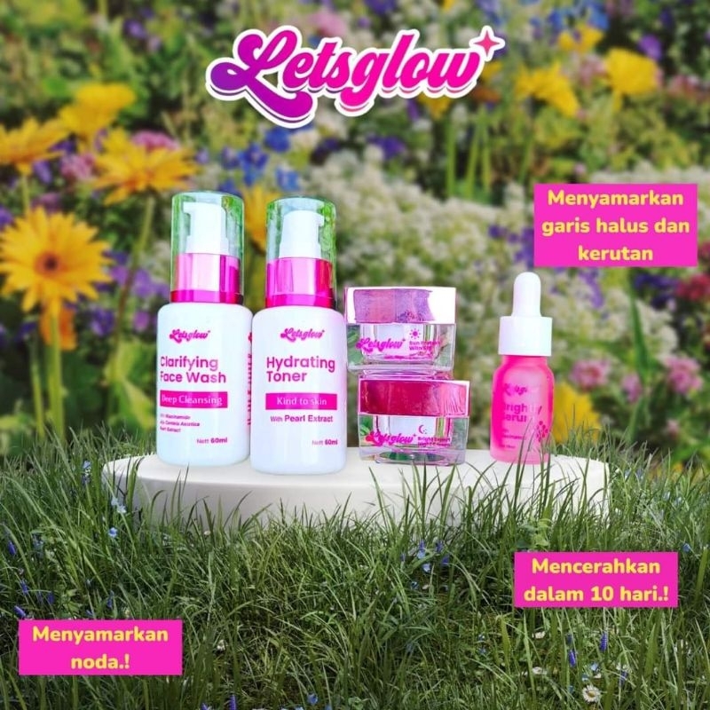 Jual LETSGLOW SKINCARE - PAKET WHITENING ACNE | Shopee Indonesia