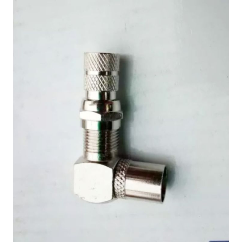 Jual Jack Antena TV L Besi Drat PAL RF Antena Male Connector 5c Draft ...