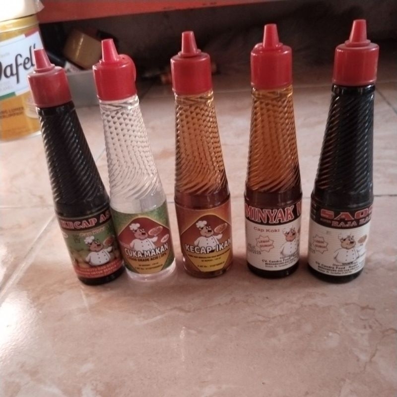 Jual CUKA/MINYAK WIJEN/SAOS RAJA RASA/KECAP ASIN/KECAP IKAN CAP KOKI ...
