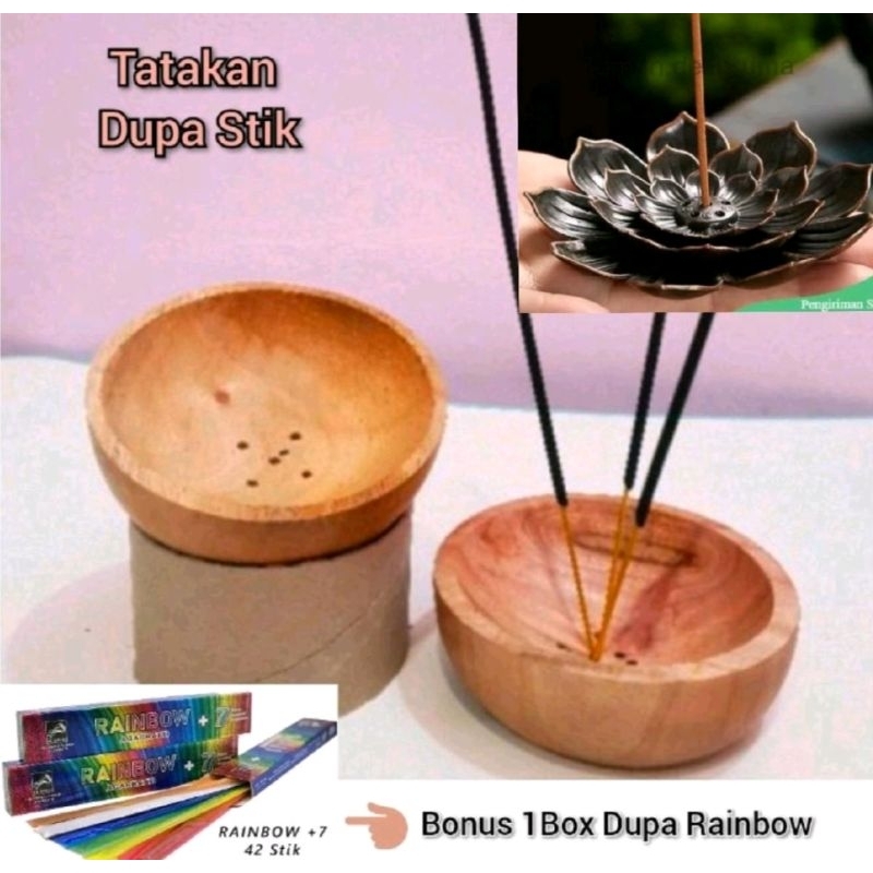 Jual Tatakan Dupa Stik + Bonus Dupa Stik Rainbow (Membeli=Donasi ...