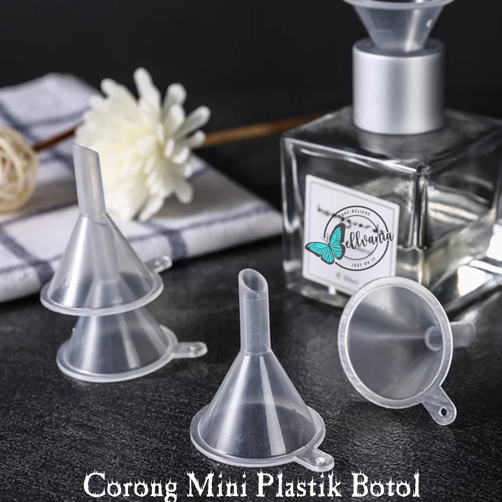 Jual CORONG MINI PLASTIK TRANSPARAN UNTUK BOTOL | Shopee Indonesia