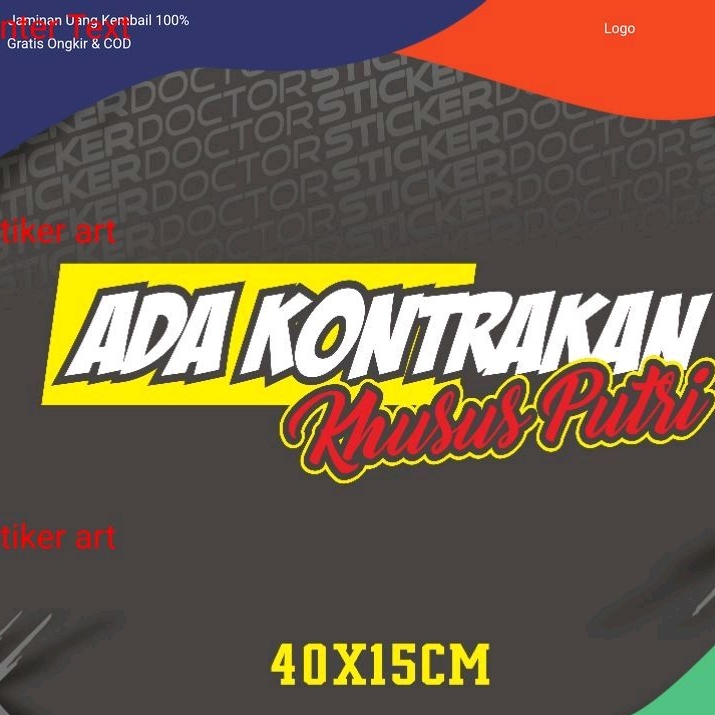 Jual stiker kata kata variasi kaca truk,pickup,granmax,losbak,minibus ...