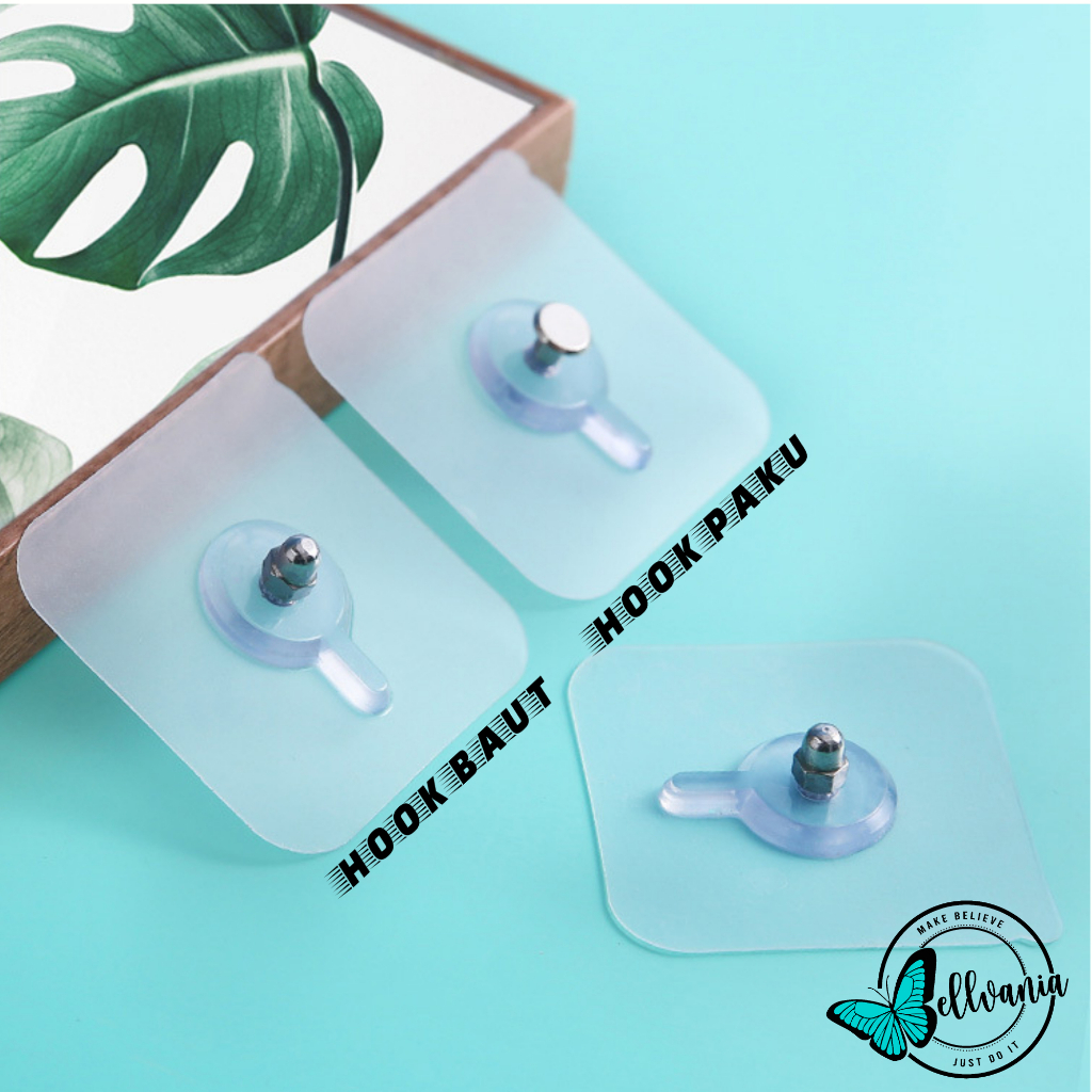 Jual Gantungan Hook Tempel Dinding Baut Simple Tanpa Bor | Shopee Indonesia
