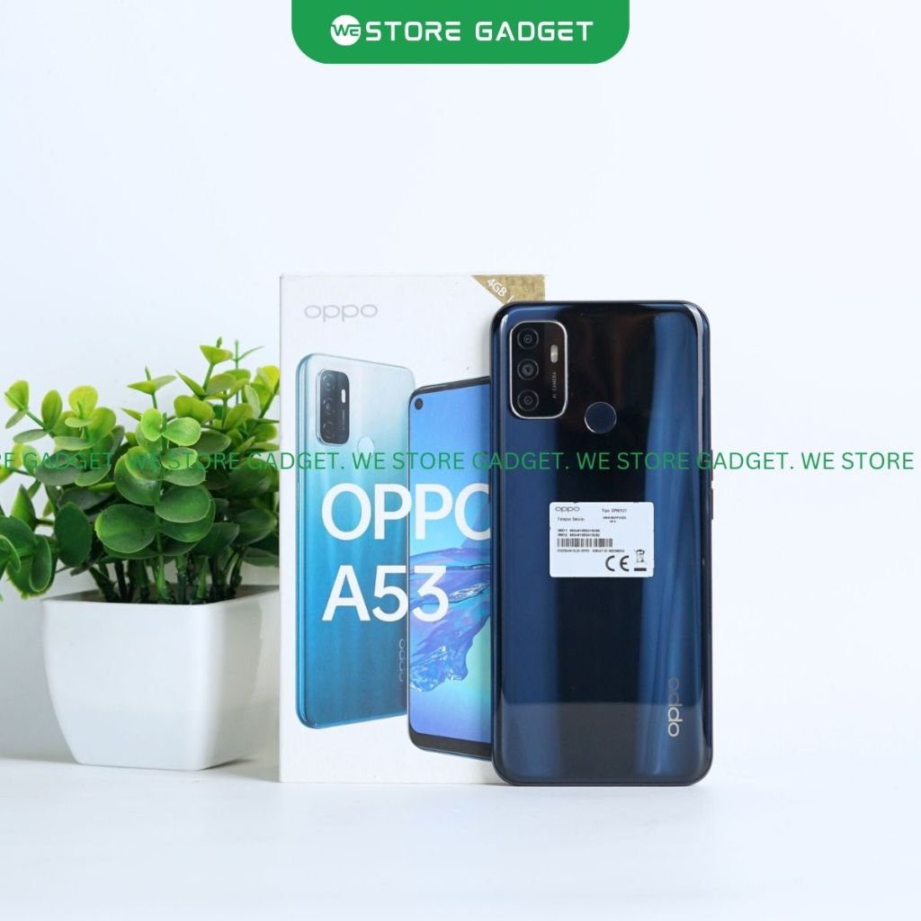 Jual OPPO A53 4/128gb SECOND FULLSET ORIGINAL | Shopee Indonesia