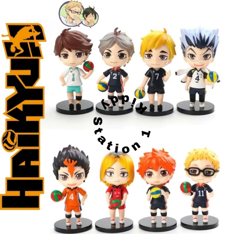 Jual action figure haikyuu anime sport volly hinata kageyama nishinoya ...