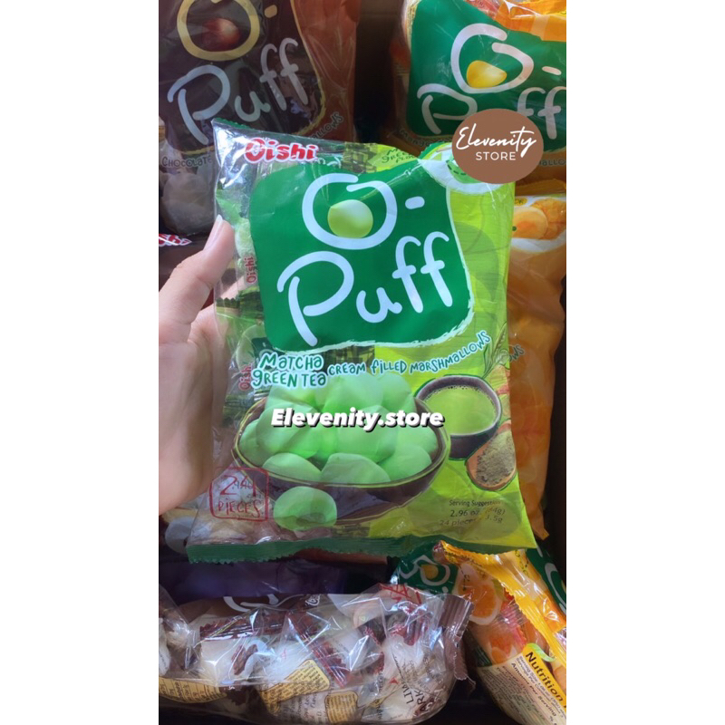 Jual Oishi O-Puff Opuff Marshmallow Philippines Mango Chocolate Matcha ...