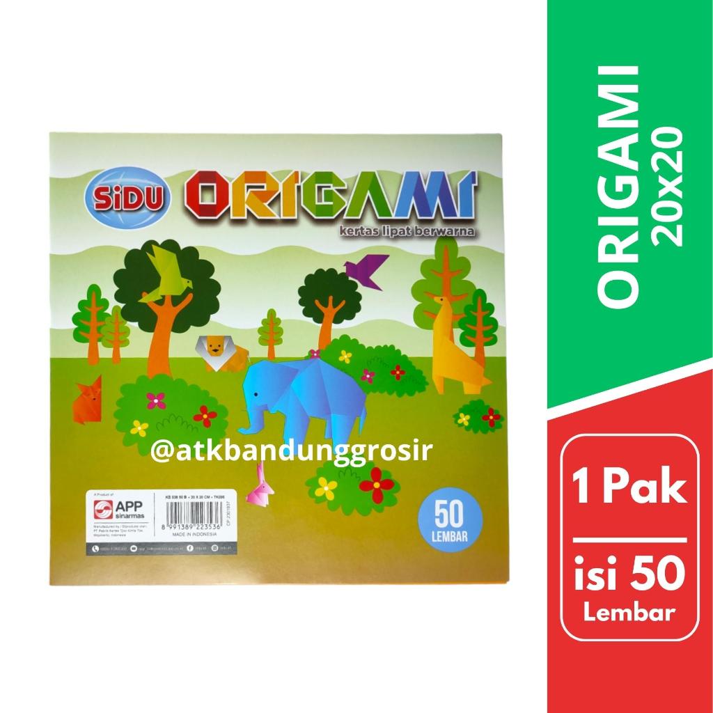 Jual Kertas Origami Kertas Lipat Sinar Dunia Origami 20x20 isi 50 ...