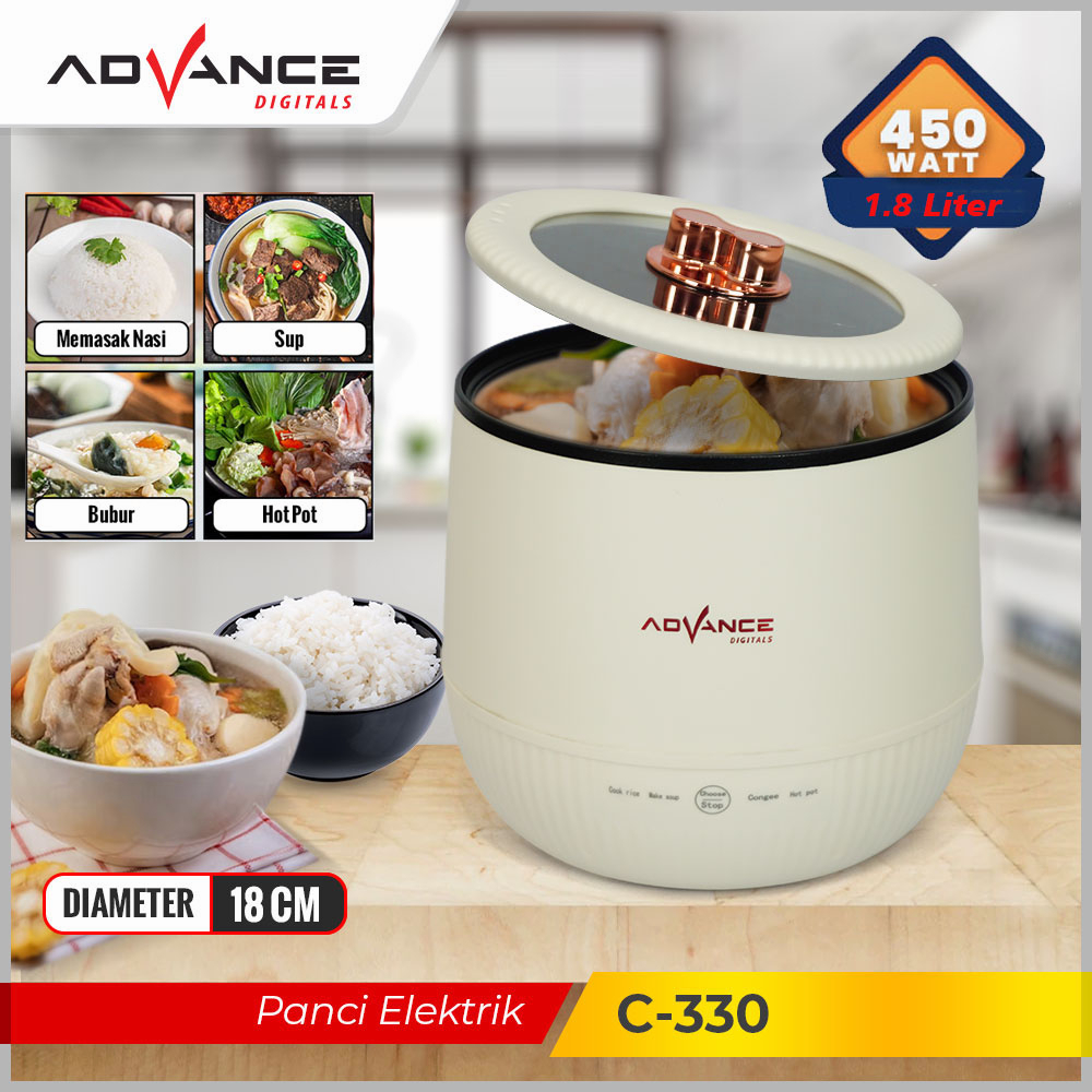 Jual Advance C330 Penanak Nasi Mini Canggih Pengukus Perjalanan ...