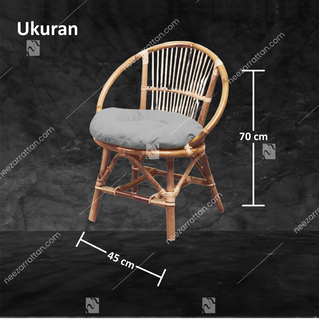 Jual Kursi Teras Tamu Minimalis 1 set Rotan model MOMON Aesthetic Kayu ...