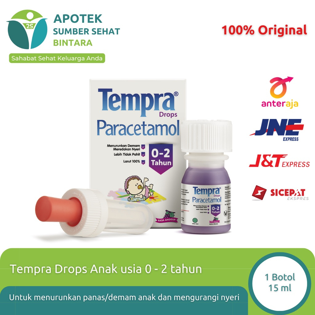 Jual Tempra Drop Obat Demam 0-12 Bulan | Shopee Indonesia
