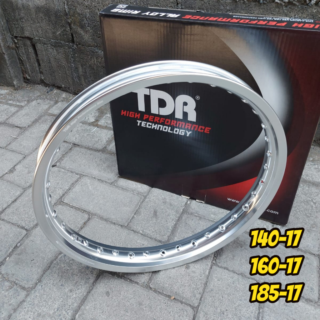 Jual VELG LINGKARAN JARI JARI TDR 140 160 185 SILVER W SHAPE TDR RACING ...