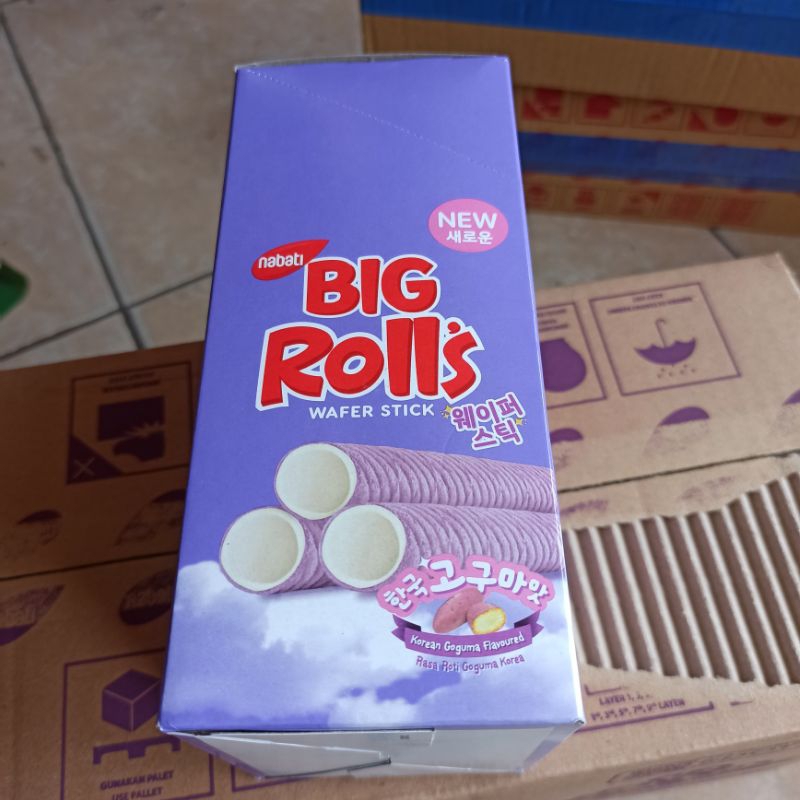 Jual Wafer Big Rolls Roll Stick Rasa Roti Ubi Ala Korea | Shopee Indonesia