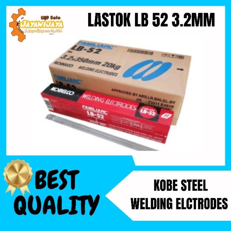 Jual Kawat Las LB52 3.2MM - Lastok LB52 3.2MM (5Kg) | Shopee Indonesia