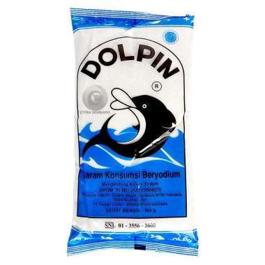 Jual Dolpin Garam 500gr iodium beryodium garam meja Salt | Shopee Indonesia