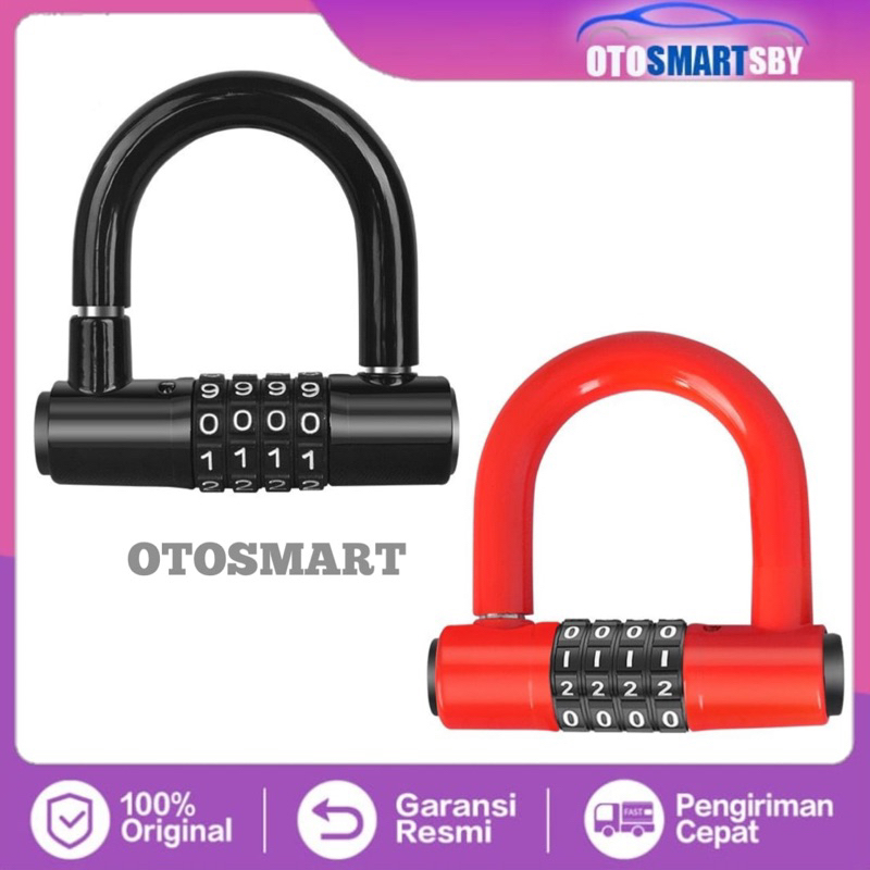 Jual Gembok Pagar Kode Tanpa Kunci Multifunction Lock Gembok Pengaman ...