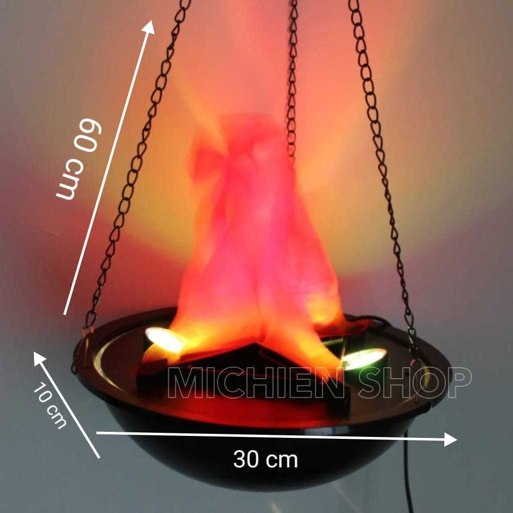 Jual Lampu api gantung halloween costumes dekorasi pesta led cahaya api ...