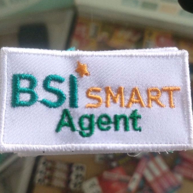 Jual LOGO (BSI SMART AGENT)BORDIR REDY.langsung bisa jahit di baju ...