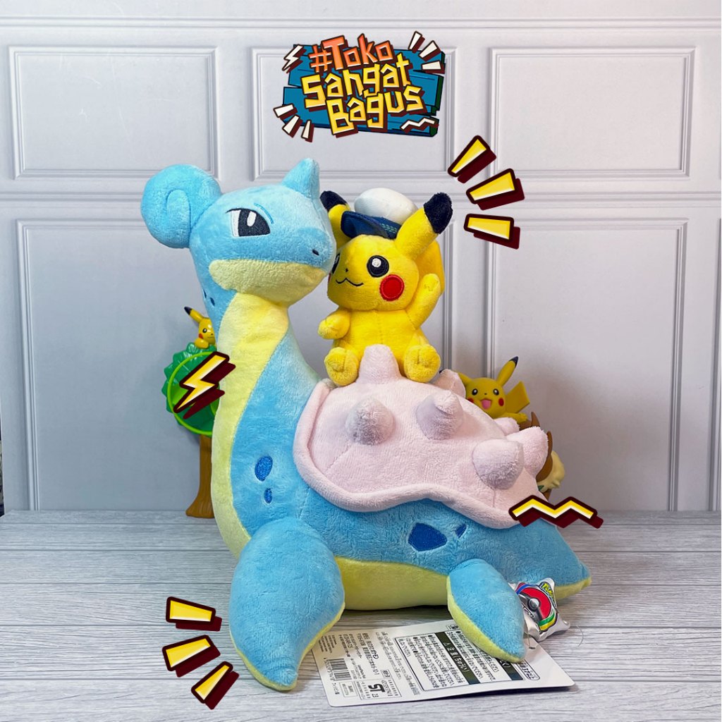 Jual Boneka Lapras Pikachu Pokemon World Championship WCS 2023 Yokohama ...
