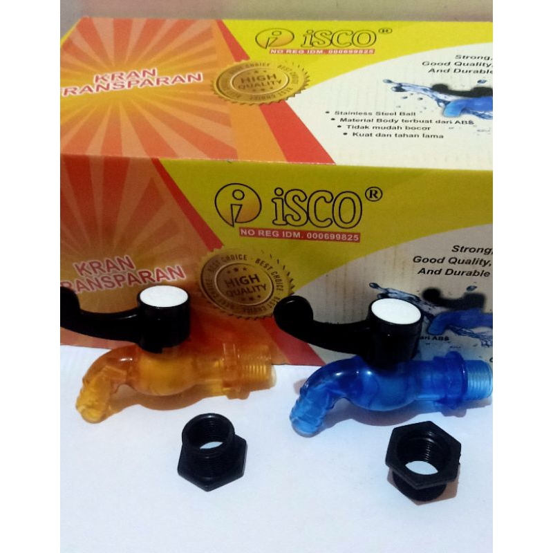 Jual KRAN PVC TRANSAPARAN ISCO/GRT/ 1/2" PROMO per 1 pcs | Shopee Indonesia