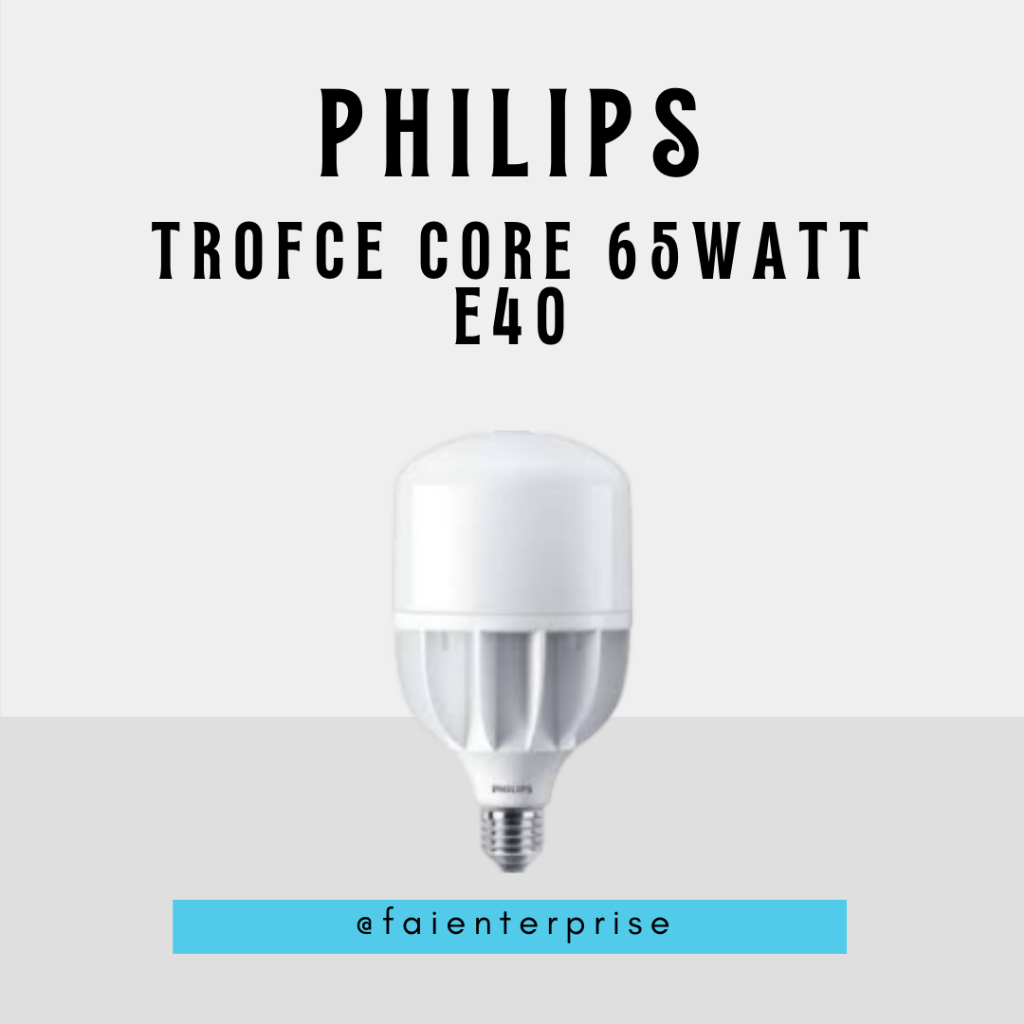 Jual Philips LED Bulb Jumbo TForce Core HB 65 Watt E40 | Shopee Indonesia