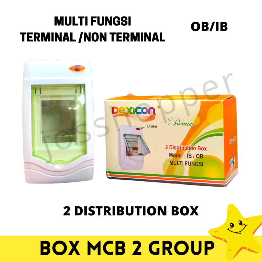 Jual BOX MCB 2 GROUP IB OB INBOW OUTBOW DENGAN LAMPU INDIKATOR KOTAK ...
