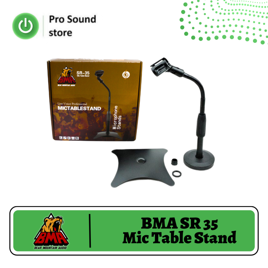 Jual Stand Mic Meja SR 35 BMA / Microphone Table Stand SR 35 BMA ...