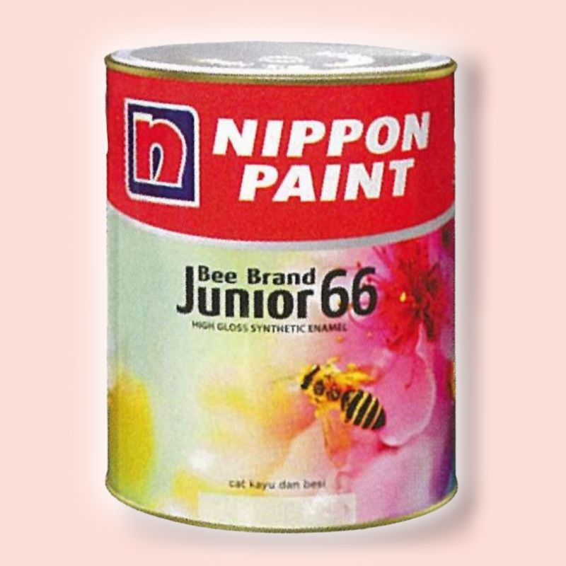 Jual Cat Kayu dan Besi Nippon Paint Bee Brand Junior 66 0,94L | Shopee Indonesia