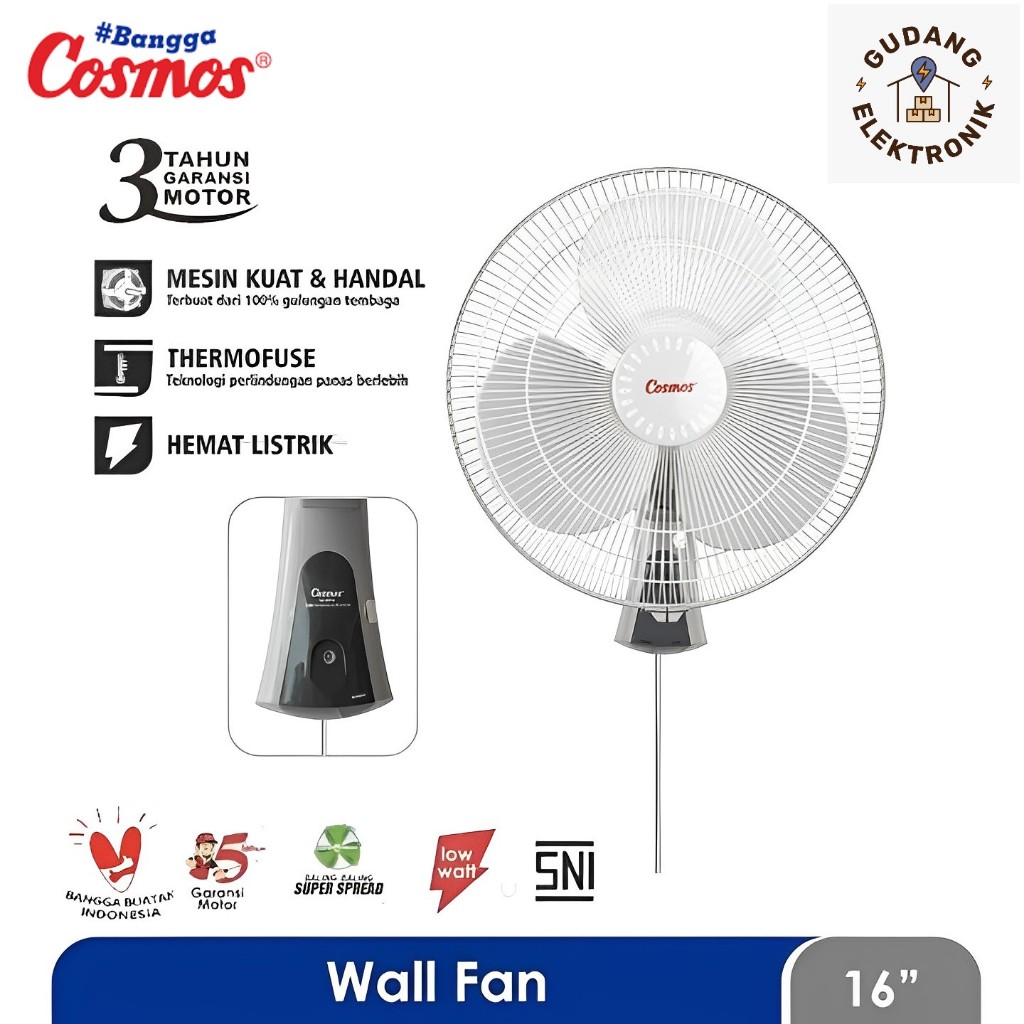 Jual COSMOS WALL FAN / KIPAS ANGIN DINDING 16WFC / 16 WFC / 16-WFC (16 ...