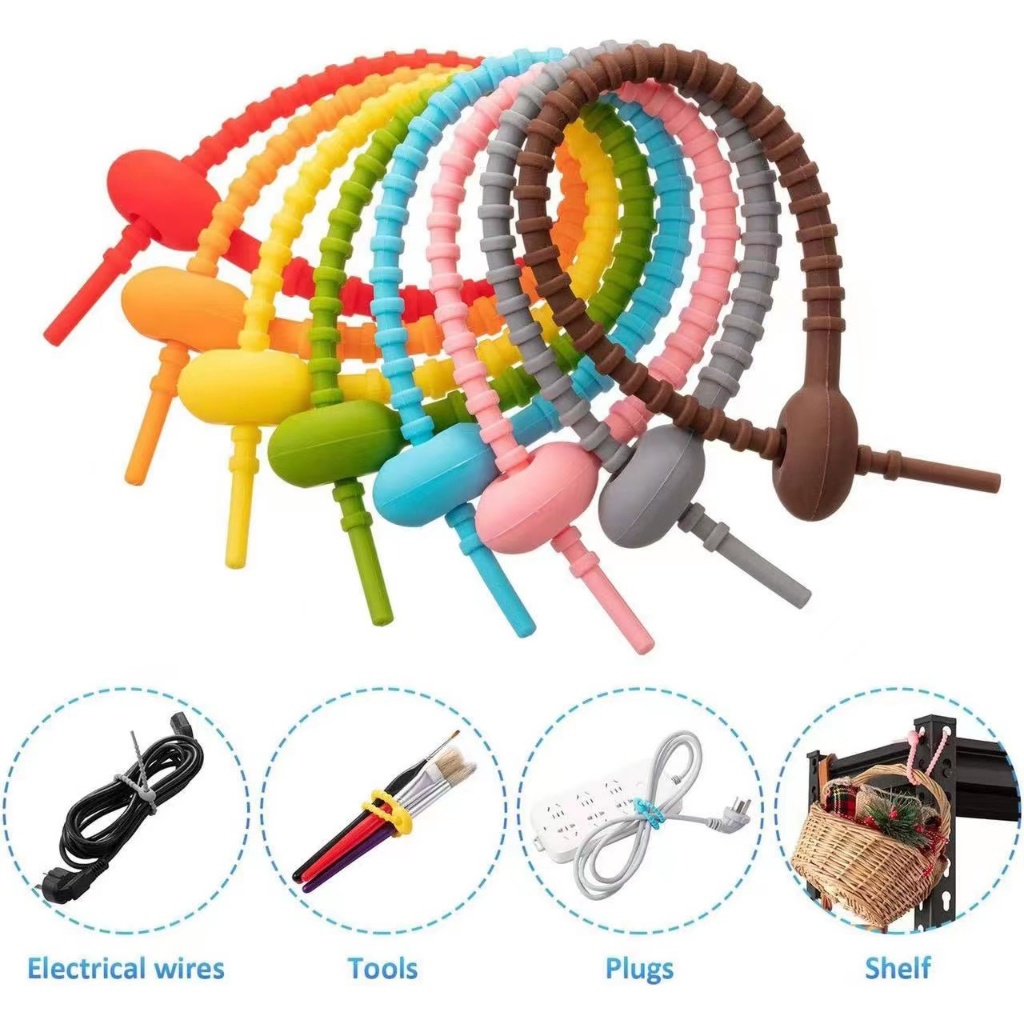 Jual [1PCS] Pengikat kabel headset serbaguna 21cm / Cable management ...