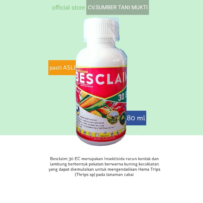 Jual Insektisida kontak Besclaim 30EC 80ml | Shopee Indonesia