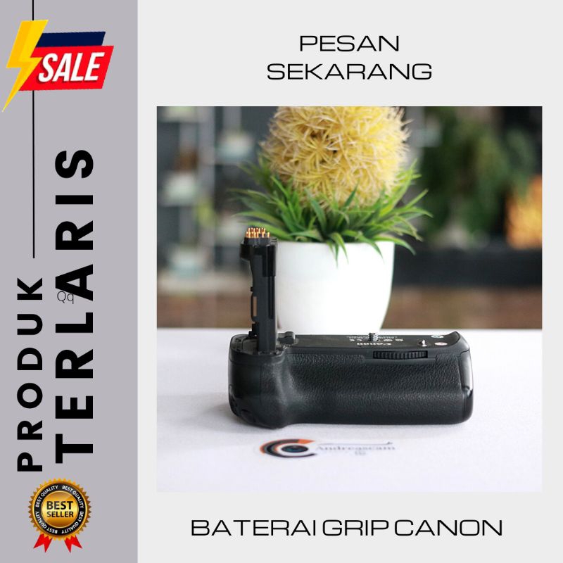 Jual BATERAI GRIP CANON EOS 60D - 70D /80D - 7D - 5DII - 5DIII | Shopee ...