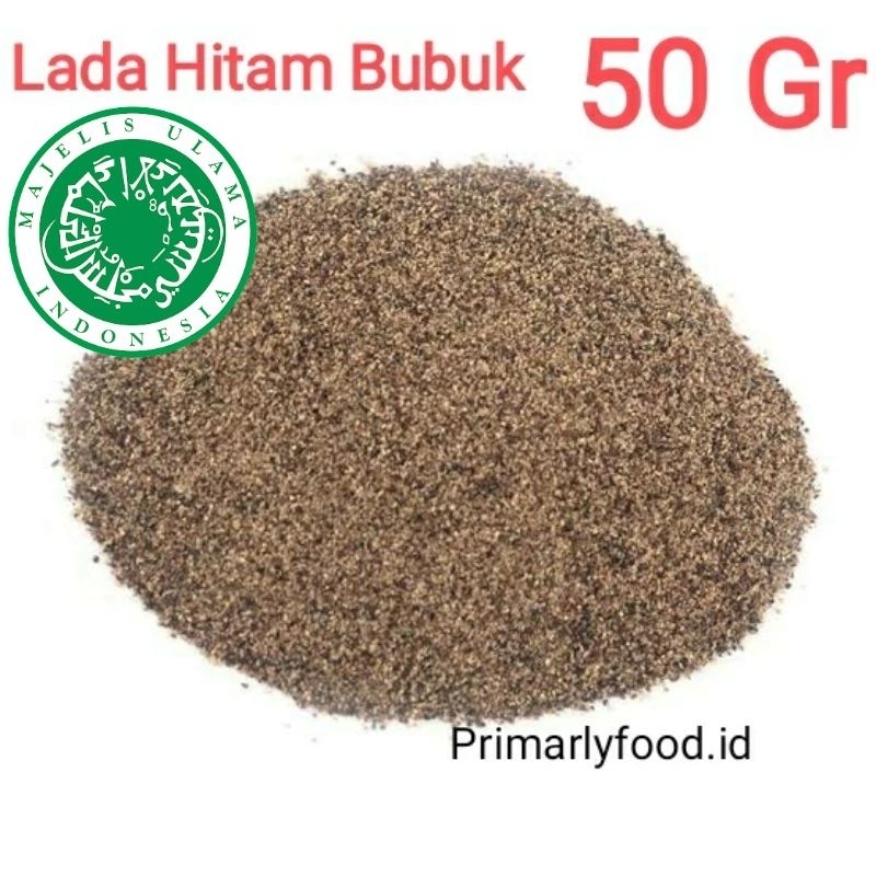 Jual 50gr Lada Hitam Bubuk / Ground Black Pepper halal | Shopee Indonesia