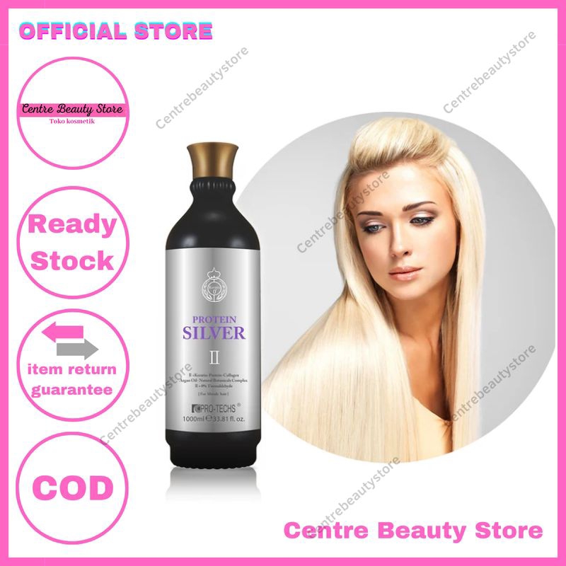 Jual Keratin Treatment Smoothing Rambut Pro Techs Silver Protein Gold ...