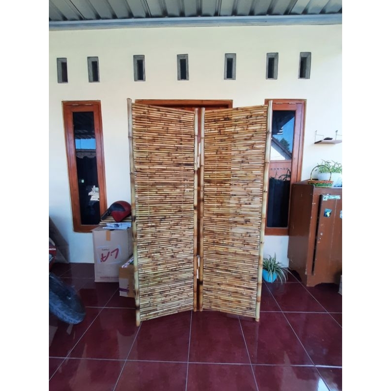 Jual Partisi Ruangan Bambu Dayani Indonesia | Shopee Indonesia