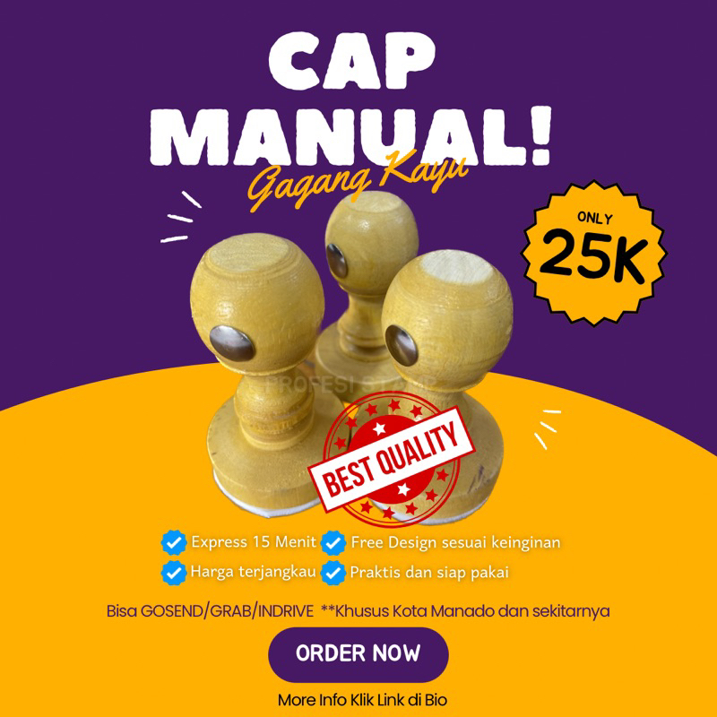 Jual CAP MANUAL GAGANG KAYU EXPRESS [15 MENIT SELESAI] WAJIB BACA ...
